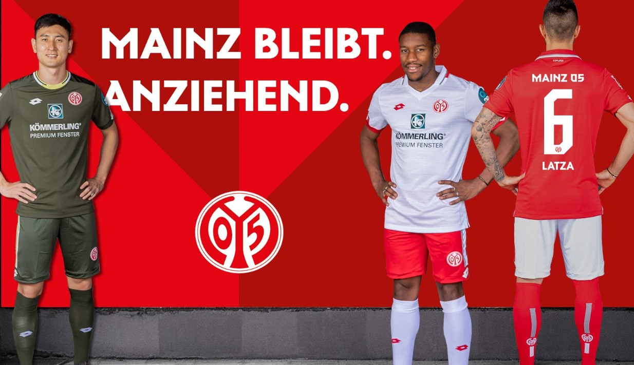 FSV Mainz 05: Die neuen Auswärtstrikot für die neue Saison 2019/2020 ...